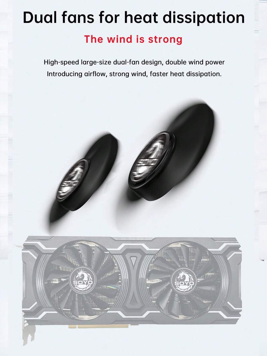 SOYO AMD Radeon RX5700XT 8G neue Gaming Grafikkarte, GDDR6 256Bit PCIe4 ...