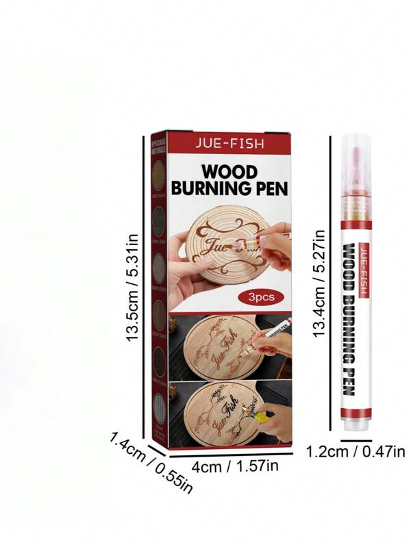 Wood Burning Pen Set, Children Diy Pyrography Pen, Wood Marking And ...