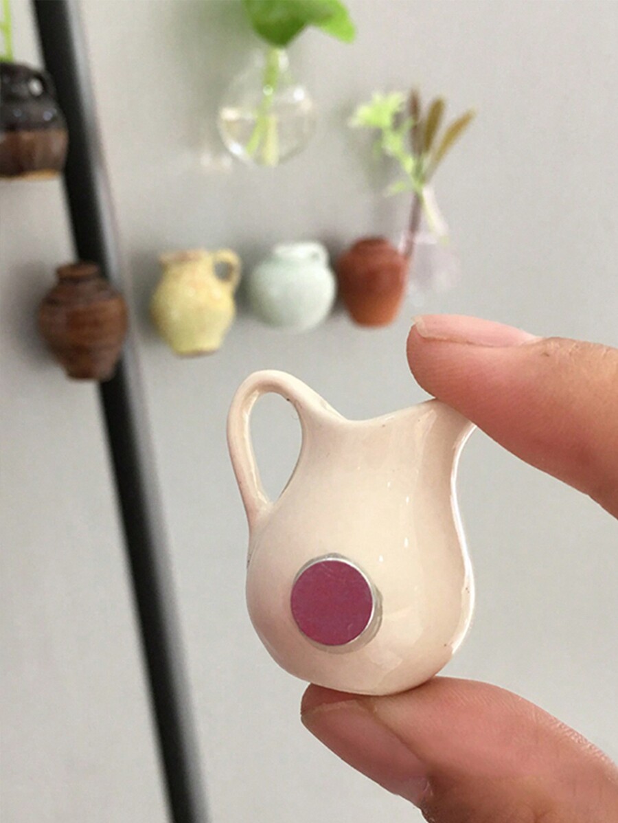 8pcs Mini Ceramics Vase Fridge Magnet Porcelain Vase Refrigerator ...