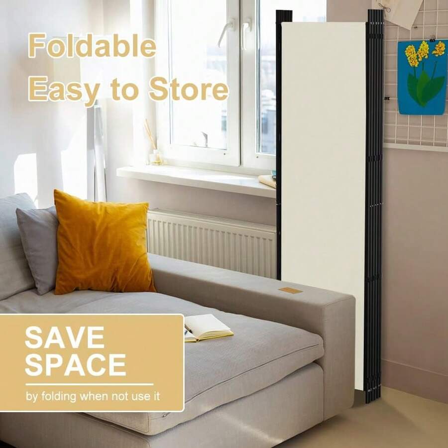 LUCKUP Room Divider, 6FT Tall Folding Privacy Screen Wall Dividers ...