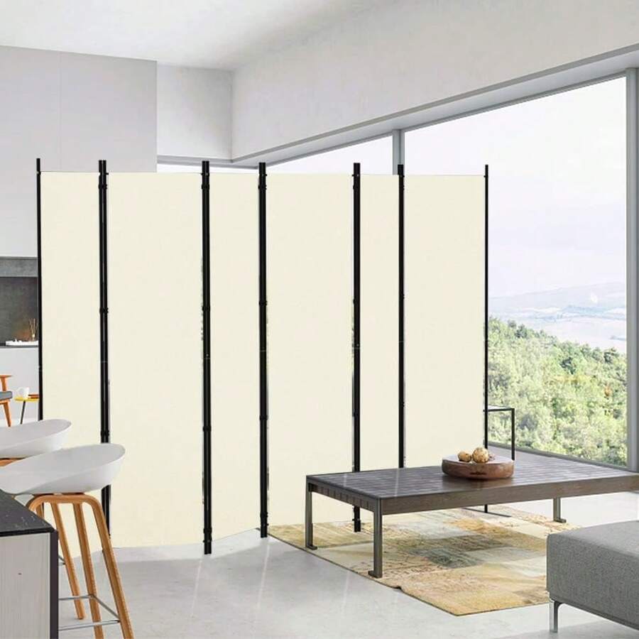 LUCKUP Room Divider, 6FT Tall Folding Privacy Screen Wall Dividers ...