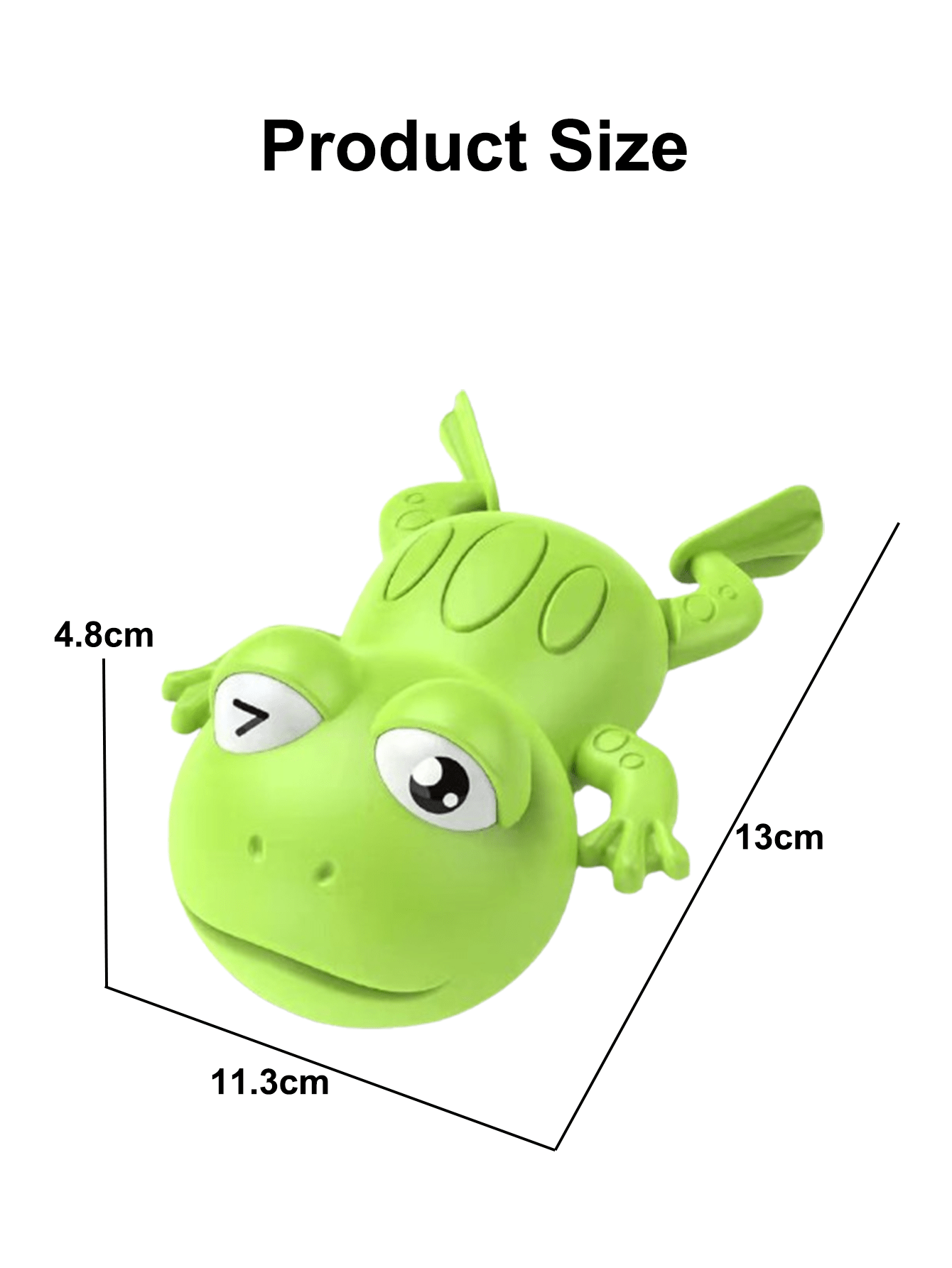 1pc Children'S Educational Colorful Frog Bath Toy, 3pcs Cartoon Pet ...