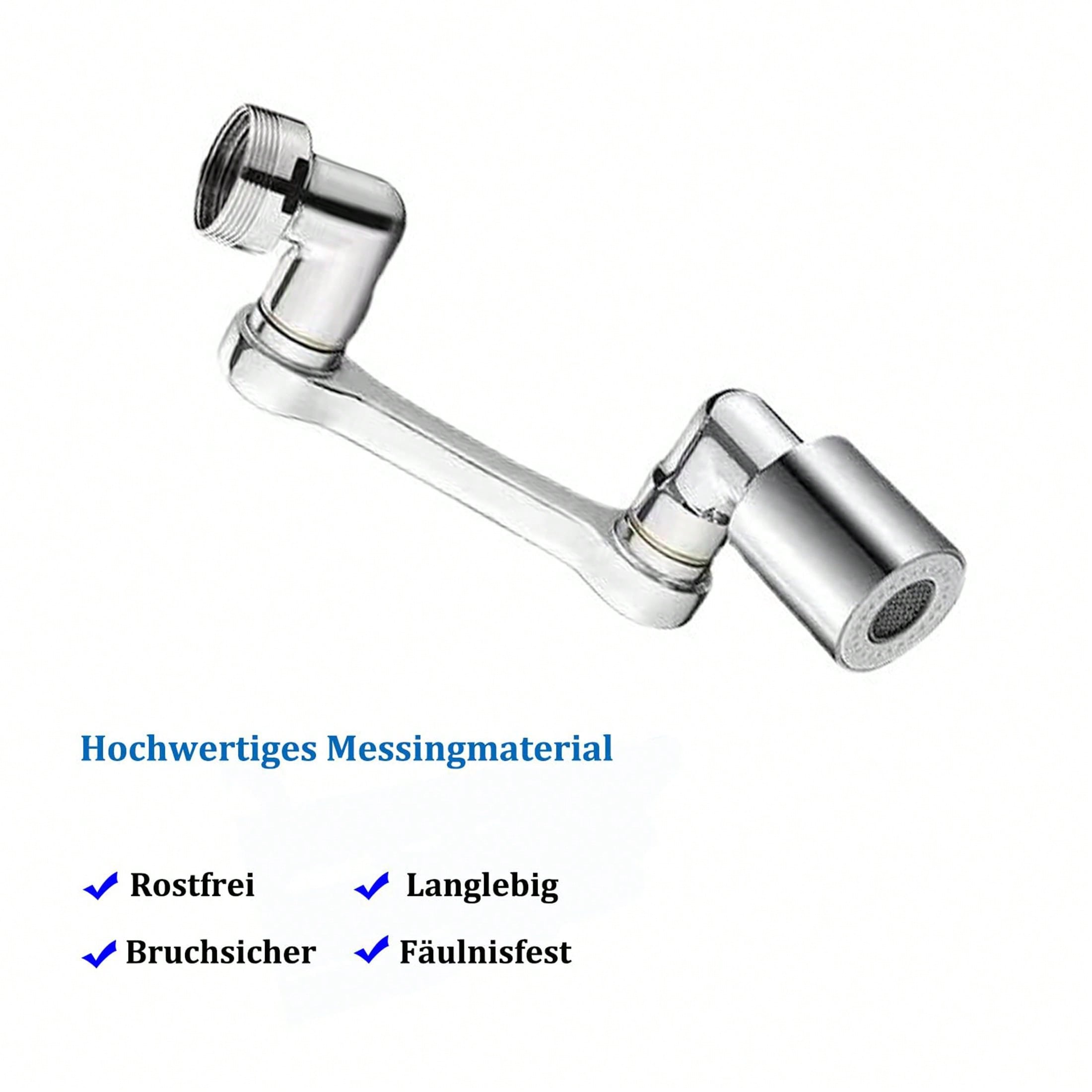 1pc Mechanical Arm With Universal Faucet Aerator For Hand Washbasin ...