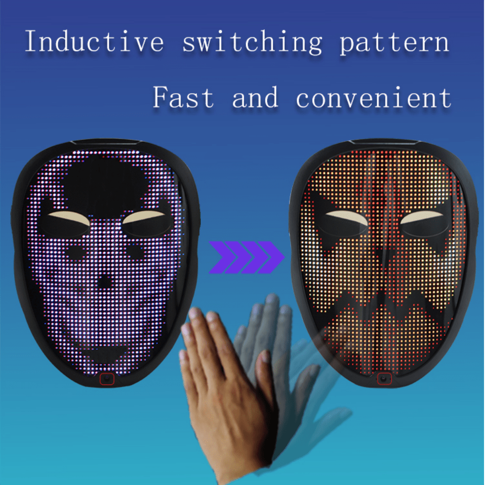 Masque Led Avec Application Programmable , Masque Lumineux Led Pour ...