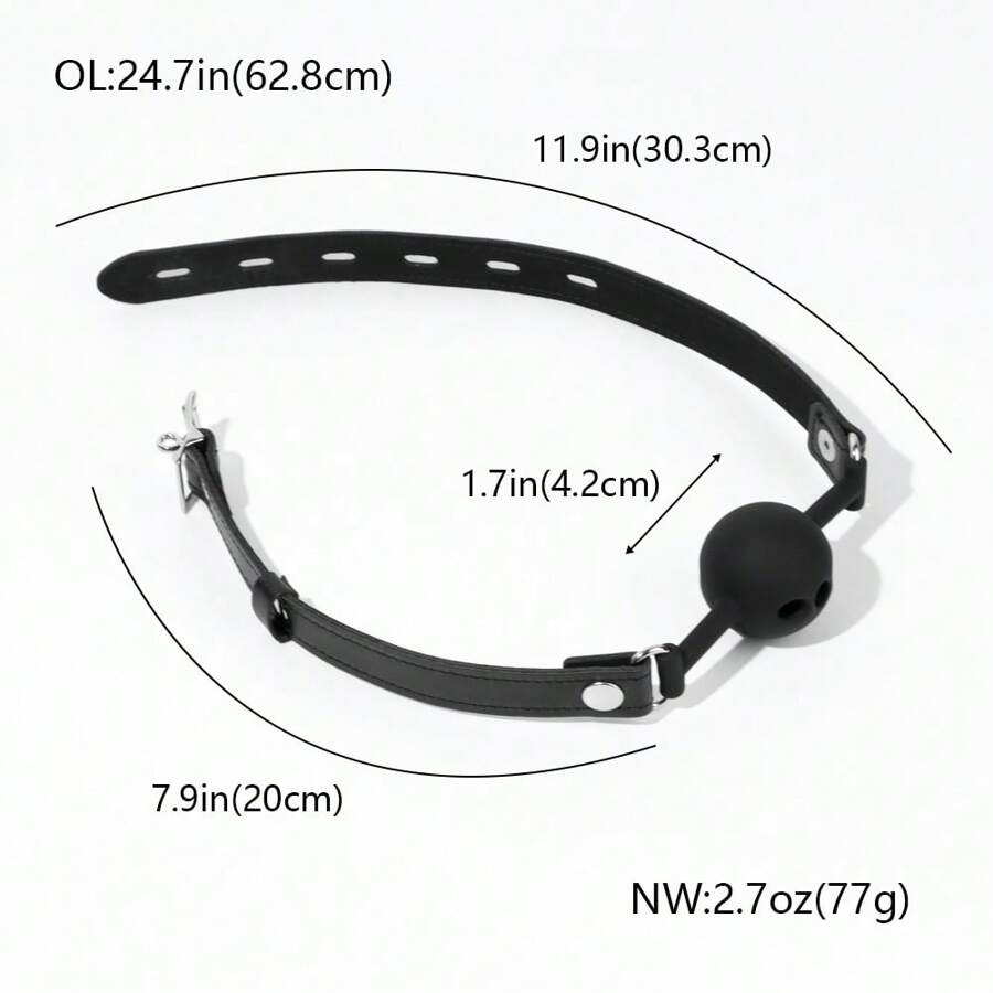 1pc Soft Silicone Gag Ball Sex Toys Open Mouth Gag Bdsm Bondage Mouth Ball Woman Couples Adult 