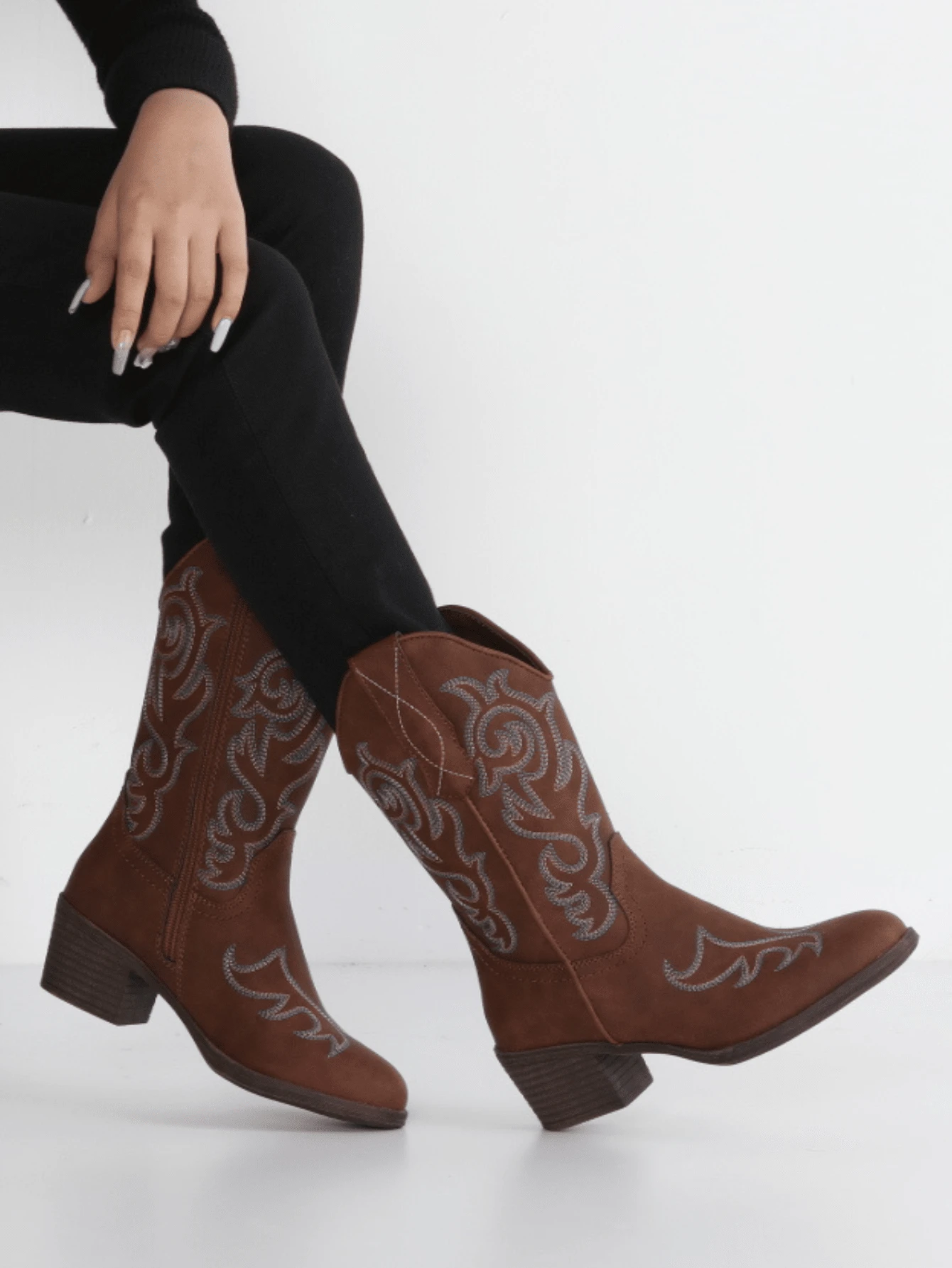 Botas de moda de mujer Cremallera lateral | Mode de Mujer | SHEIN España