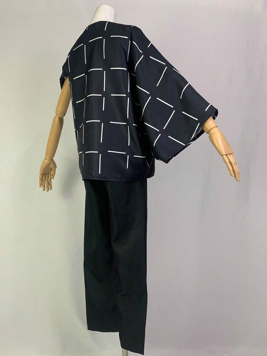 Mahito Cosplay Costume Fighting Suit Include Top Pants Halloween ...