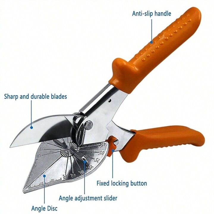 Multi-Angle Bevel Scissors Angle Shear 45-135 Degree Angle Mitre Siding ...