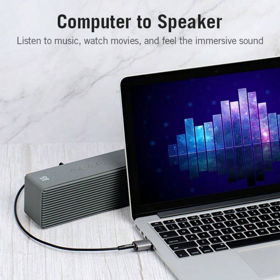Usb חִיצוֹנִי קלף 2 ב 1 Usb ל 3 5 ממ תוספת אוזניות ו מיקרופון מגבה מתאם