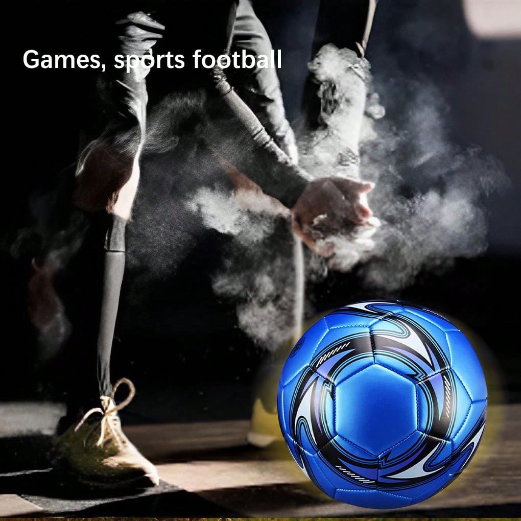 1 Pièce Ballon De Football En Pvc De Taille 5 Pour L'entraînement Et L ...