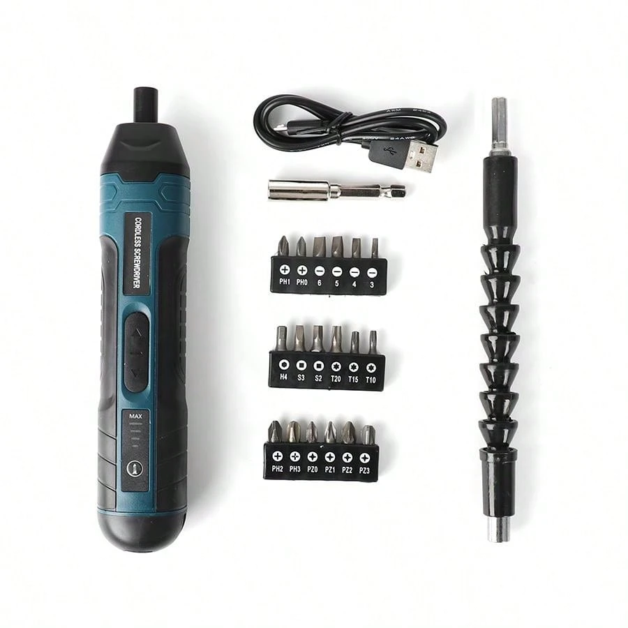 1 Set 3.6V Lithium Cordless Screwdriver Cordless, Electric Screwdriver ...