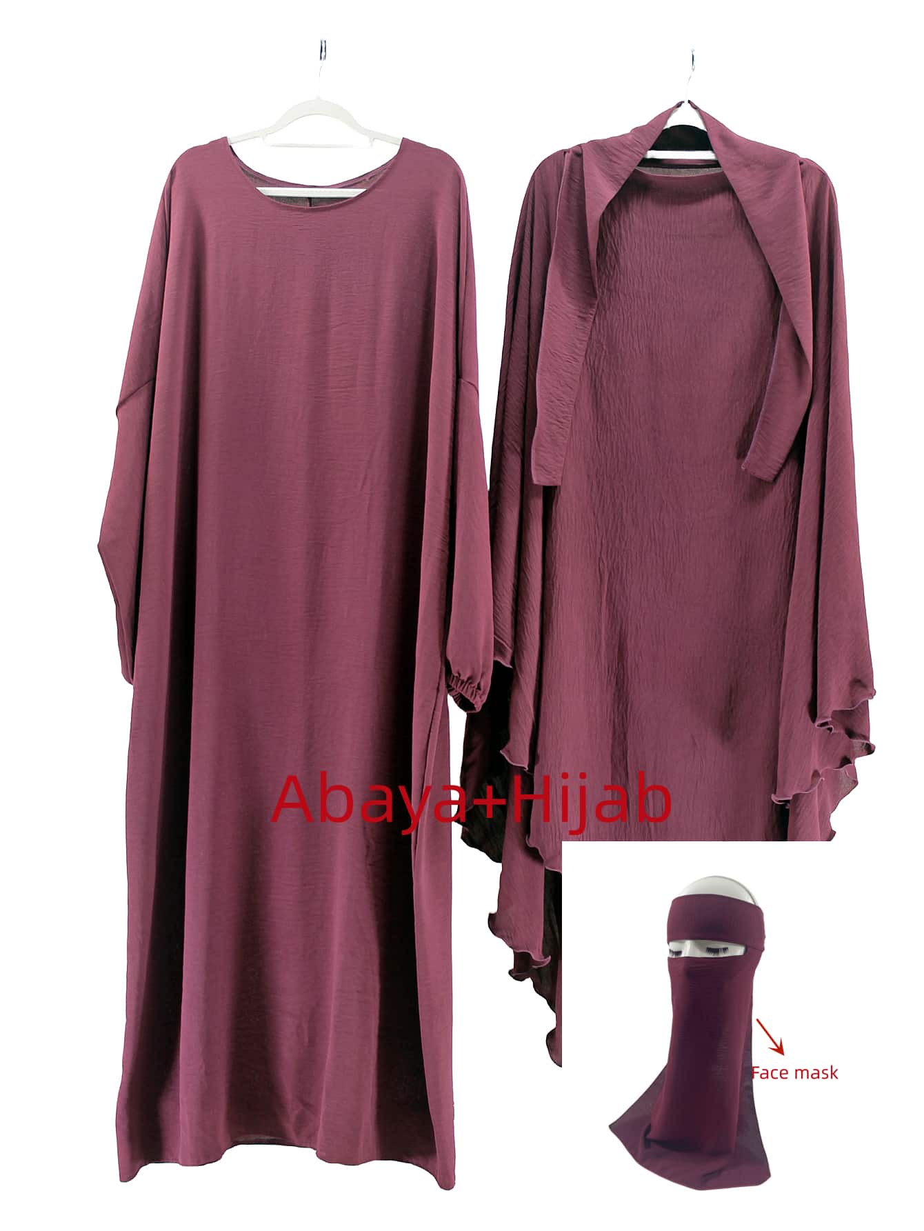 1 Conjunto De Ropa De Cabeza De Mujer Transpirable De Tela Cey Adecuada Para Uso Diario Y Rezos ...