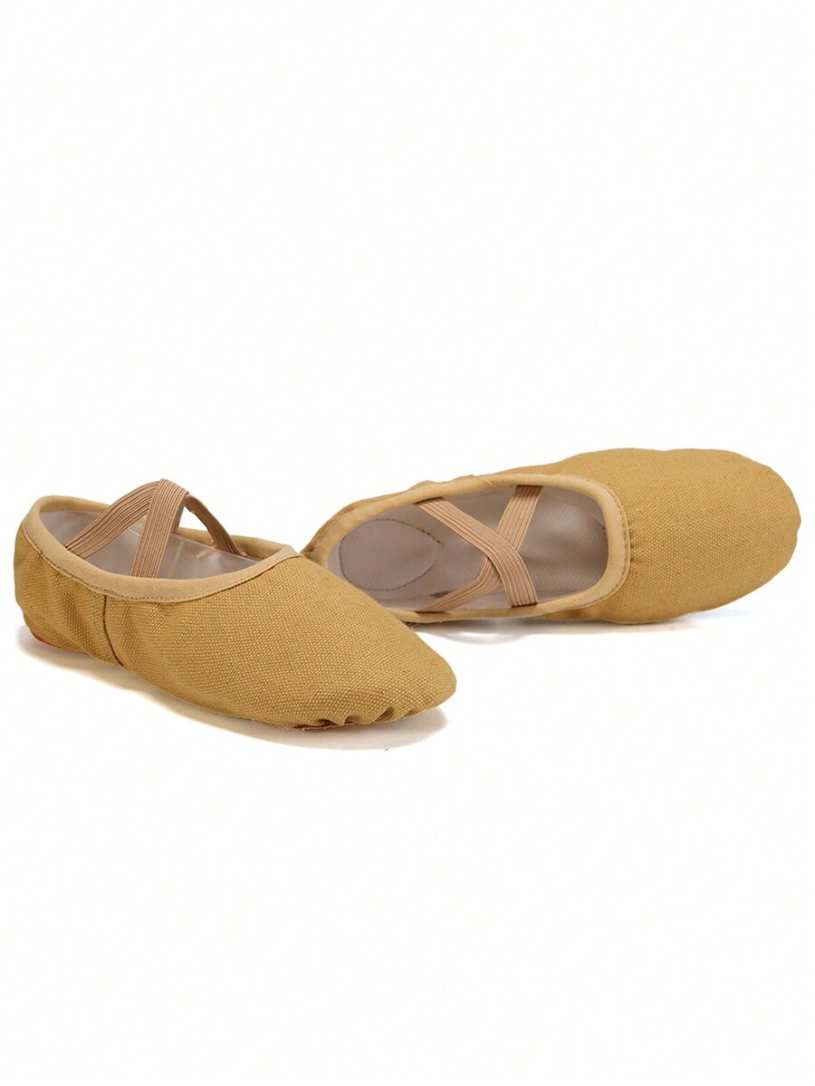 Balettdans Skor För Flickor Med Mjukt Ballerina platta skor Andas Dans ...