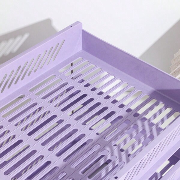 3-Tiered Thickening File Organizer Plastic Horizontal Filing Tray ...