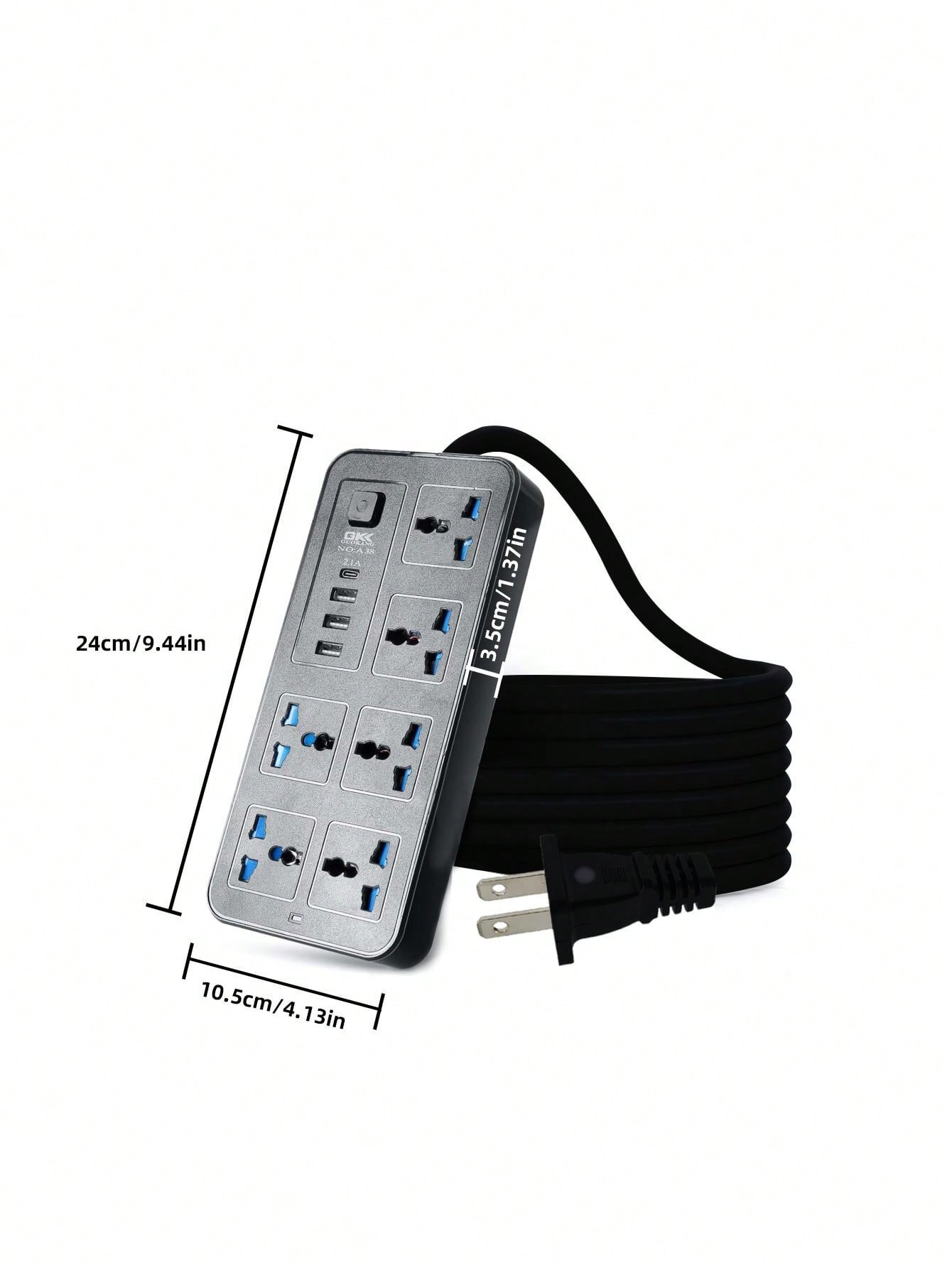 Circular Desktop Socket Home Creative With Usb Plug Board Porous Plug Converter And Plug Board