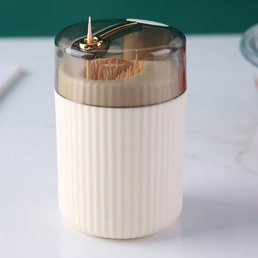 Push-Style Automatic Toothpick Holder. Creative Storage Box With Light ...