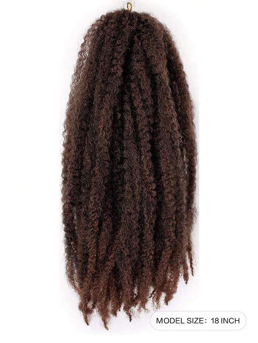 100g/Pack 18Inch Marley Twists Hair, Braiding Hair Long Afro Kinky ...