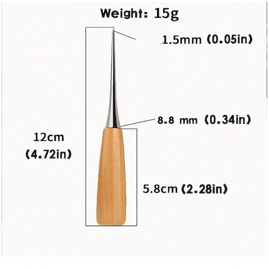 1pcs Manual Awl Lockstitch Hotfix Tool Stitching Awls DIY Handmade Pin ...