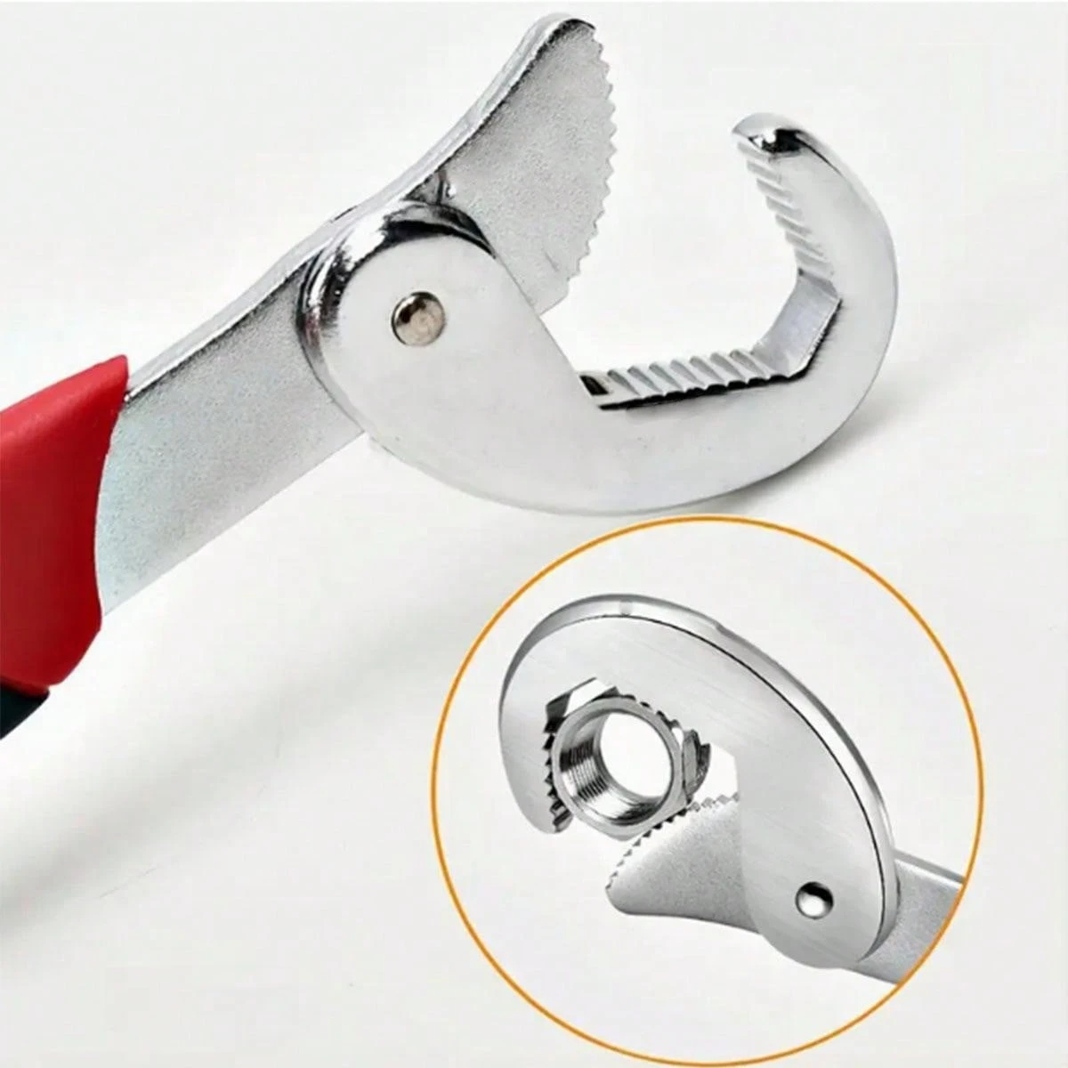 1pc Multi-Purpose Self-Tightening Wrench Adjustable Quick Spanner With ...