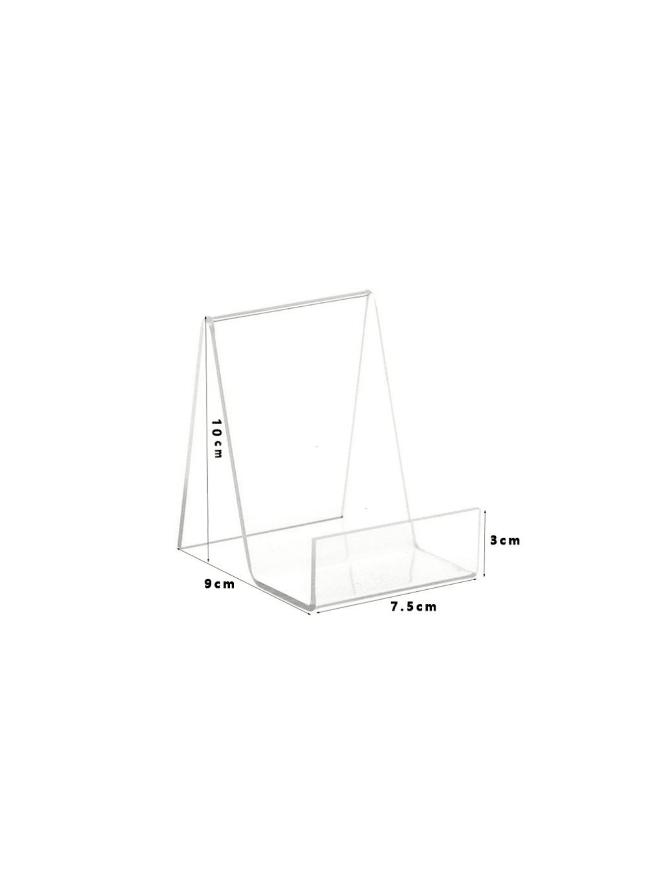 Book Stand, Acrylic Display Shelf, Transparent Bookshelves, Shopping ...