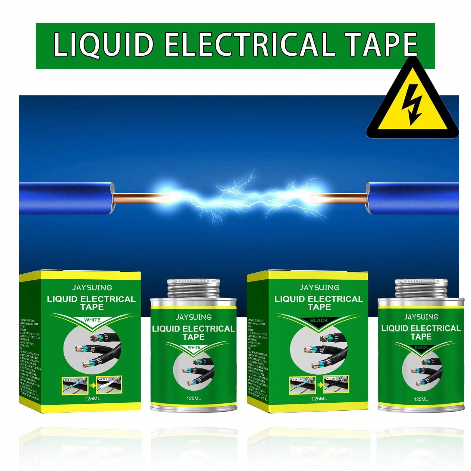 125ml Liquid Electrical Tape Insulating Tape Repair Rubber Electrical ...