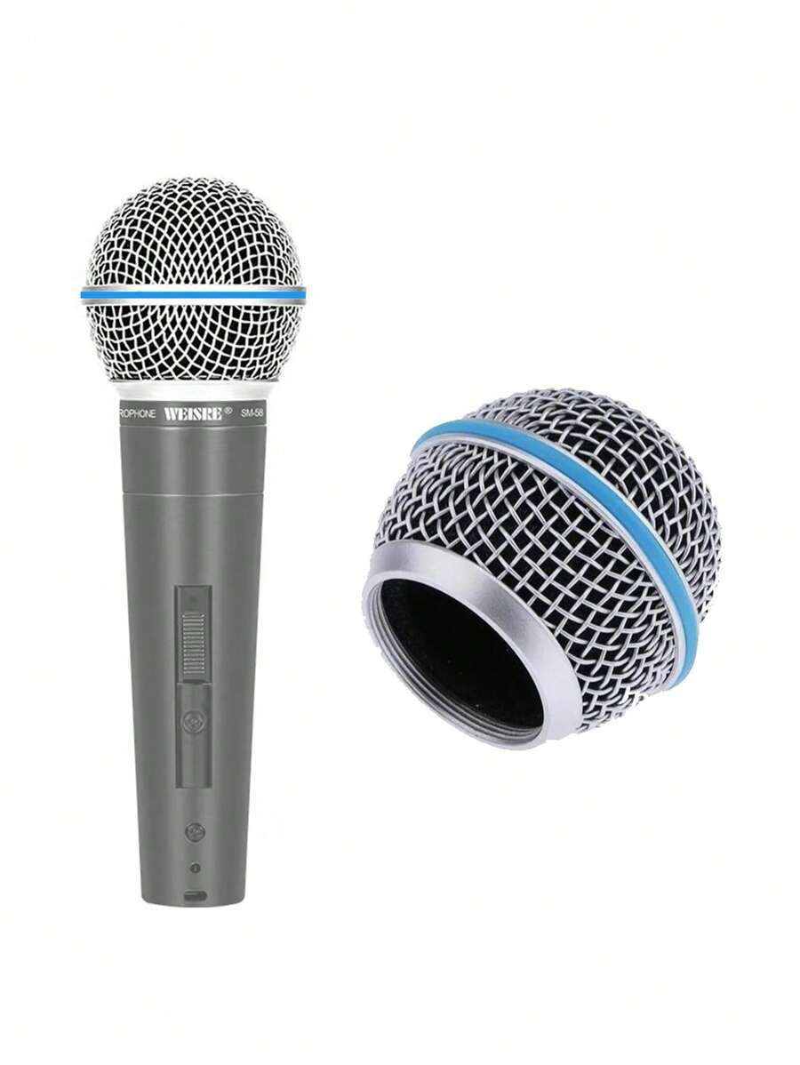 Microphone Grill Grille Ball Head Microphone Grille Replacement For
