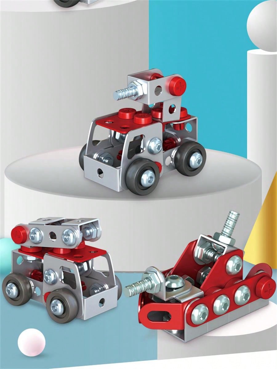Metal Engineering Building Blocks Set, Vehicle Model Kit, Nut ...