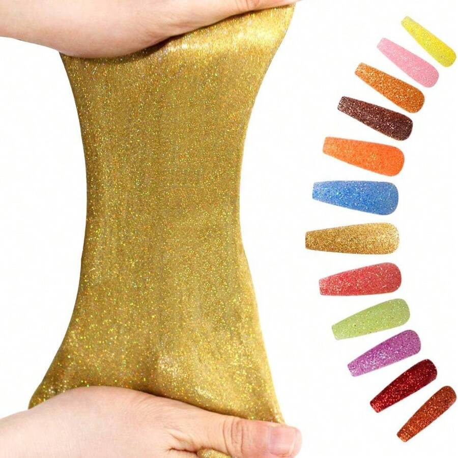 Holographic Fine Glitter, 50g Multi-Purpose Gold Ultra-Fine Craft ...