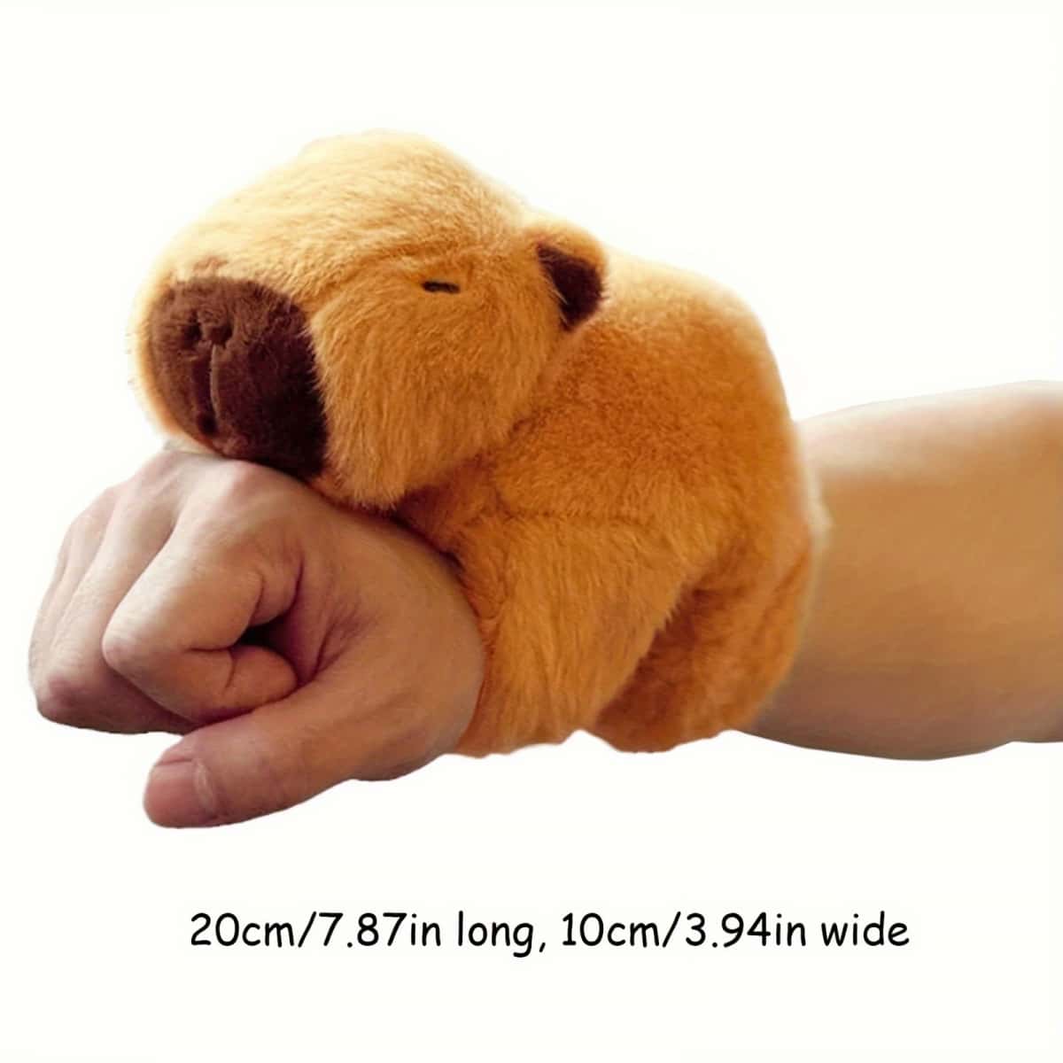Animal Slap Bracelet Capybara Plush Toy, Stuffed Animal Hugger Slap Toy ...