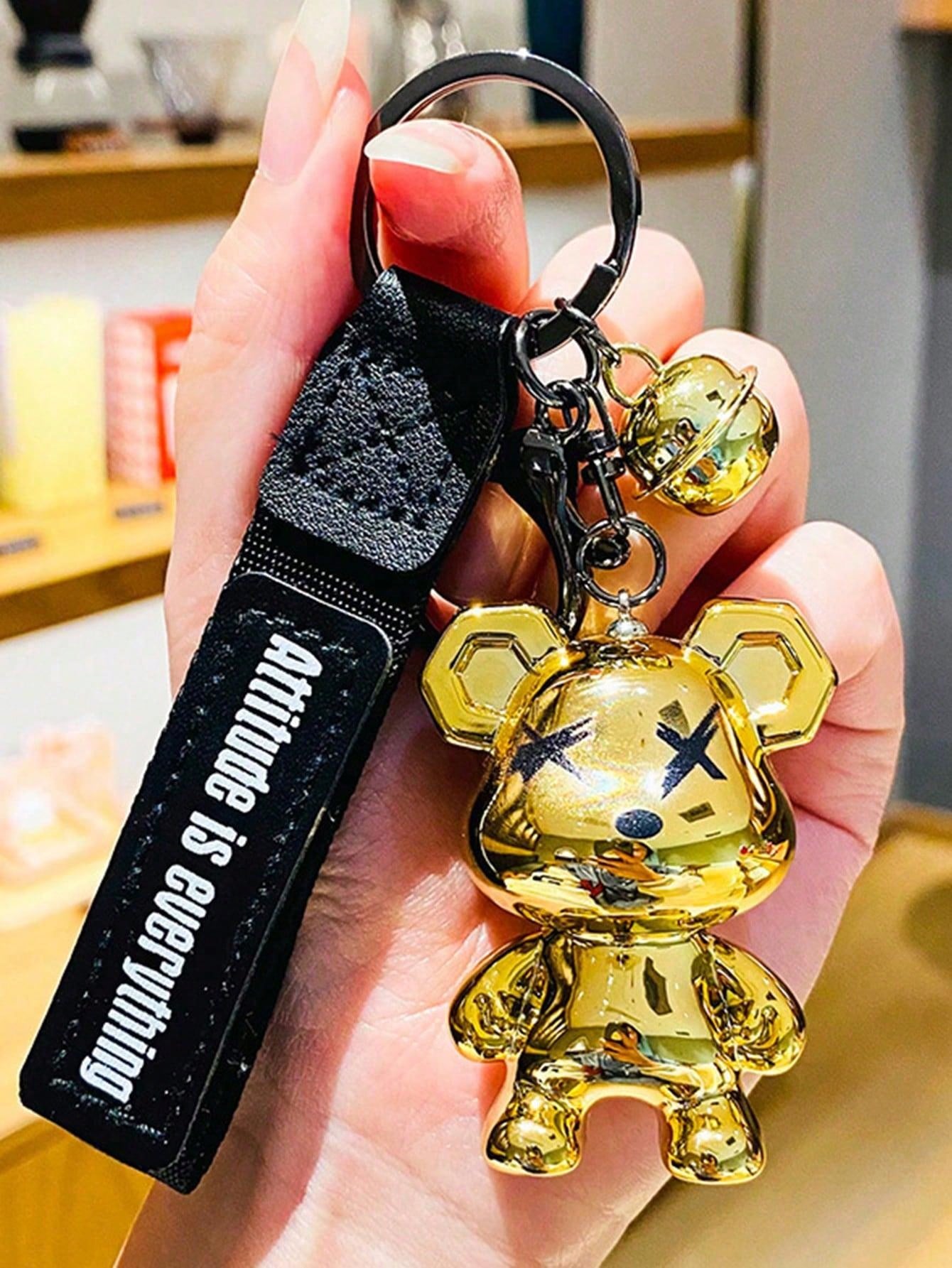 Cute Keychain Gift- Backpack Charms Couple Cartoon Bears Boy Girl Bag ...