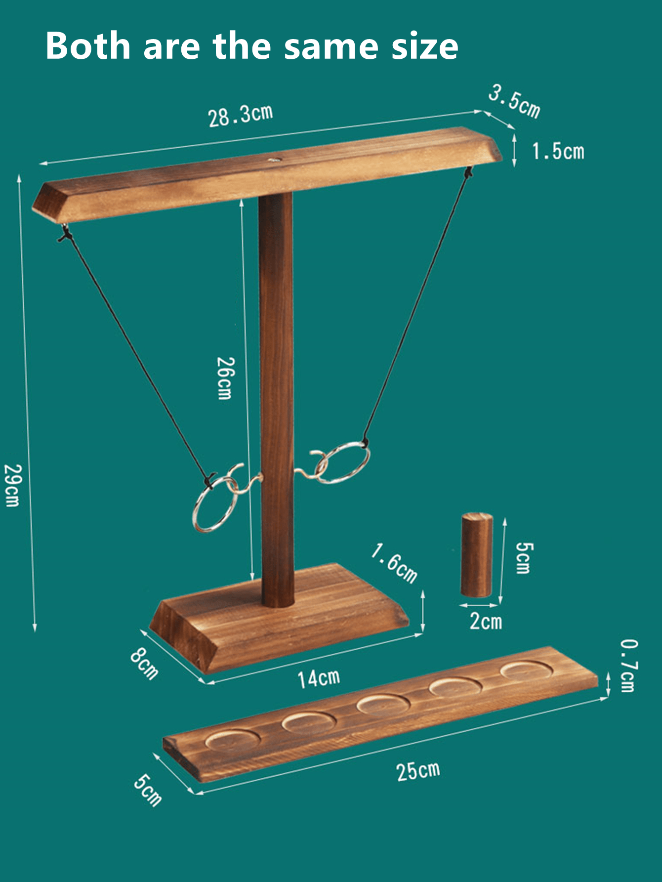 Ring Toss Game Interactive Wooden Ring Toss Toy For Two People | SHEIN USA