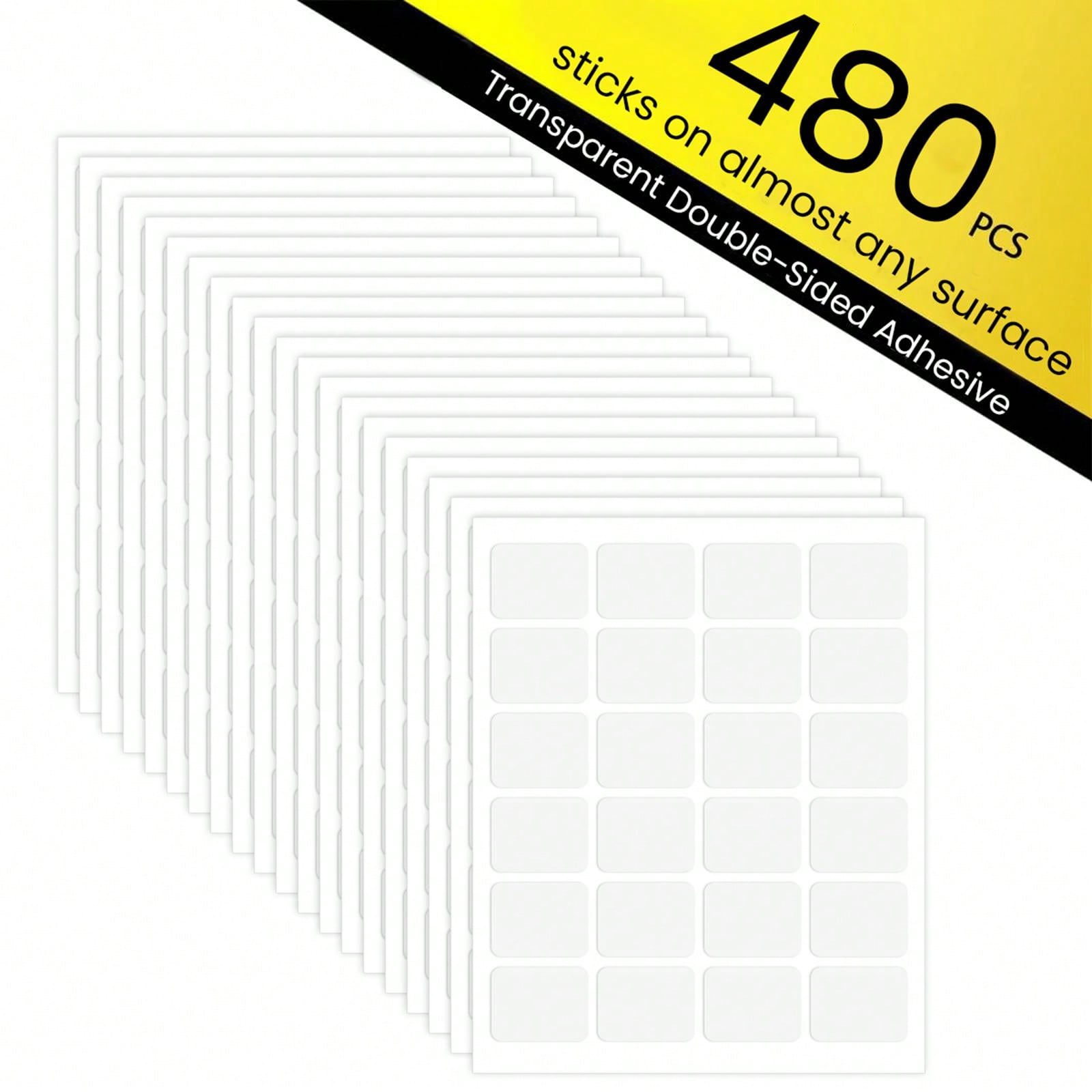 480 Pieces Double-Sided Adhesive Putty, Removable Sticky Putty ...