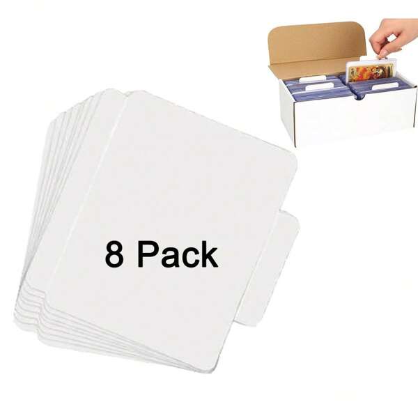 8pack White Trading Card Dividers,Card Box Dividers,Card Dividers For ...