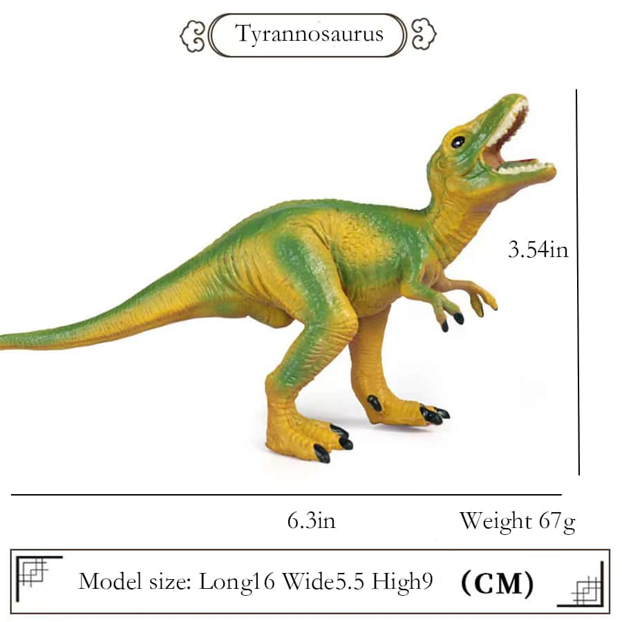 1pc Dinosaur Toy Realistic Solid Tyrannosaurus Triangular Dragon Spiny ... 1pc Dinosaur Toy Realistic Solid Tyrannosaurus Triangular Dragon Spiny ...