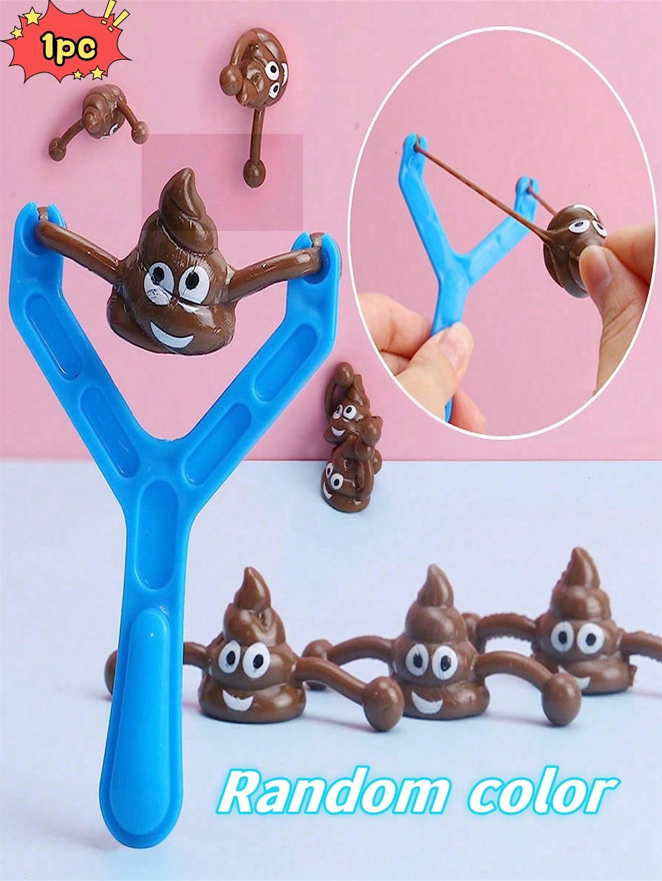 Smile Poop Slingshot Toy - Funny Catapult Poo Slingshot Toy For Stress ...