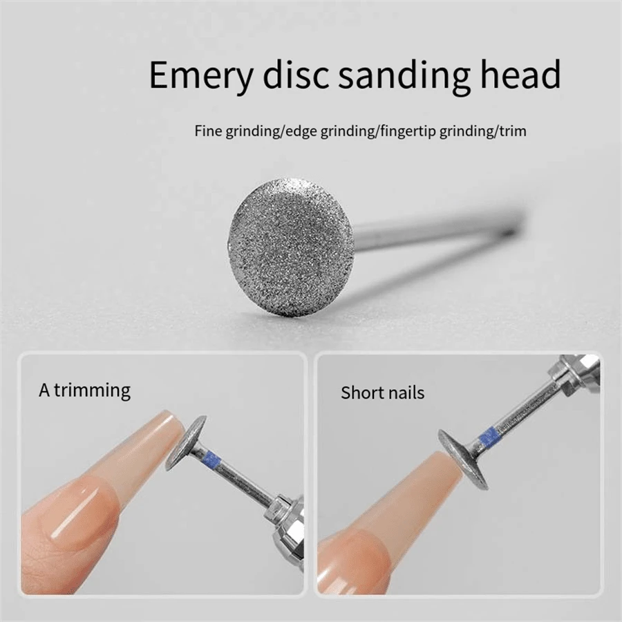 Disc Sanding Head For Shaping And Shortening Nails, T-Shaped And Round ...