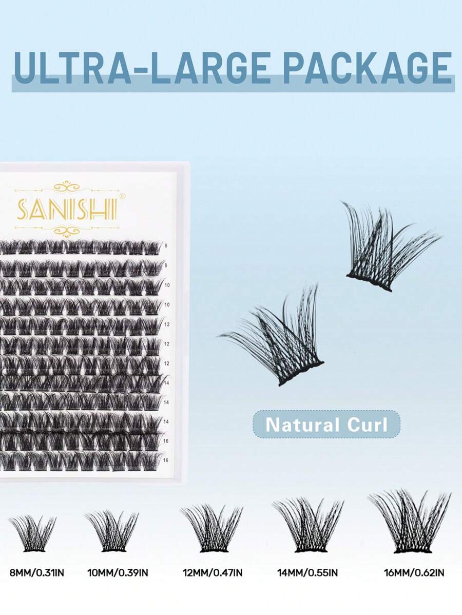 SANISHI Sanishi Lashes Natural Lash Extension Kit: 144pcs Lash ...