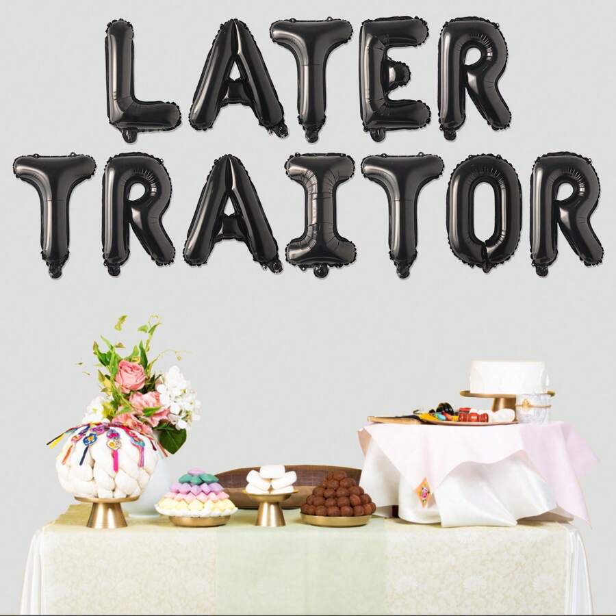 12Pcs Leaving Party Decorations, Office Leaver Party Supplies,Black ...