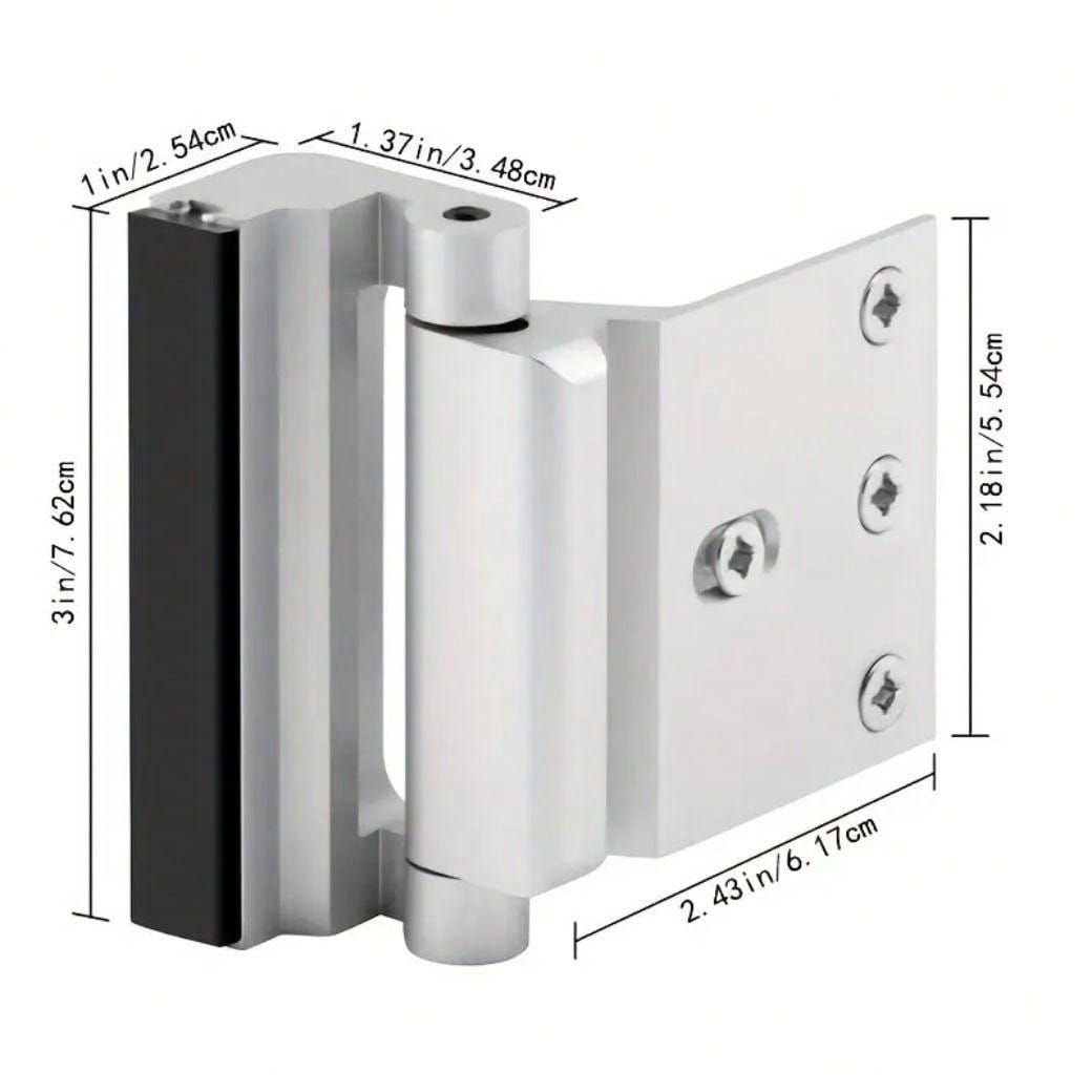 Home Security Door Lock Childproof Reinforcement Lock With 3-Inch Anti ...