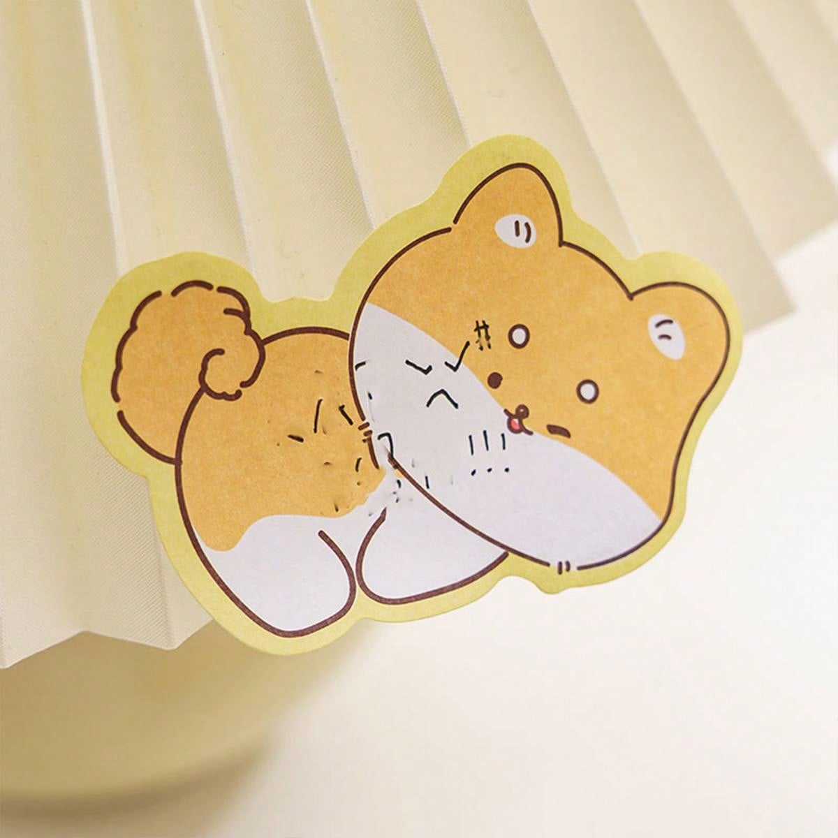 30sheets Cute Animal Shaped Sticky Notes With Cartoon Pattern, Highly ...