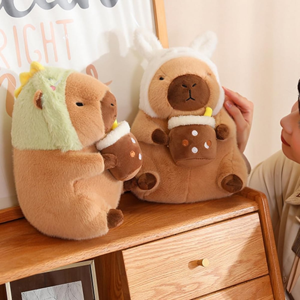 Capybara Plush Toys Soft Stuffed Plush Animals Toys ,Capybara Unicorn ...
