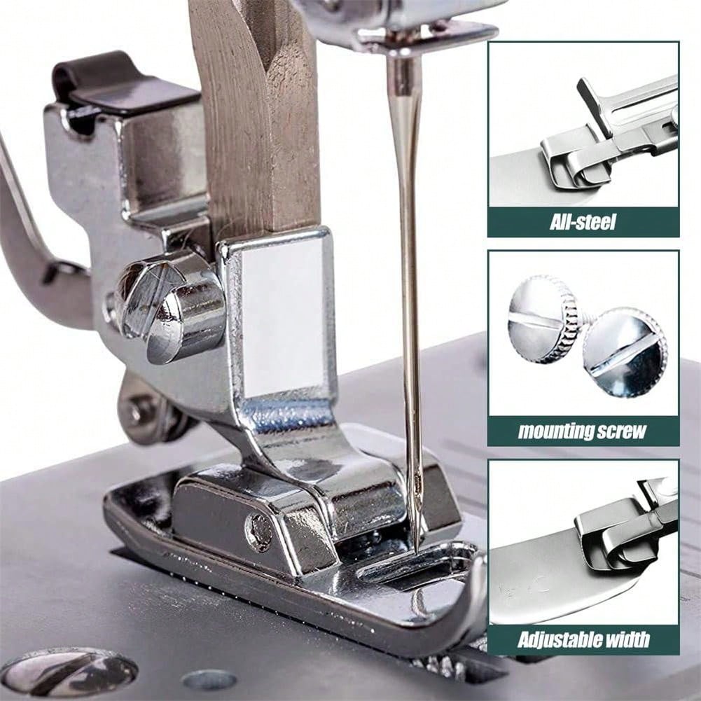 Adjustable Sewing Rolled Hemmer Foot, 2024 Upgraded 12-20mm 15-25mm ...