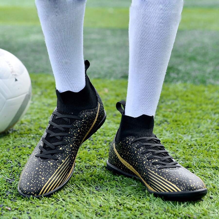 Professional Soccer Shoes High Top Cleats For Teenagers, Outdoor ...