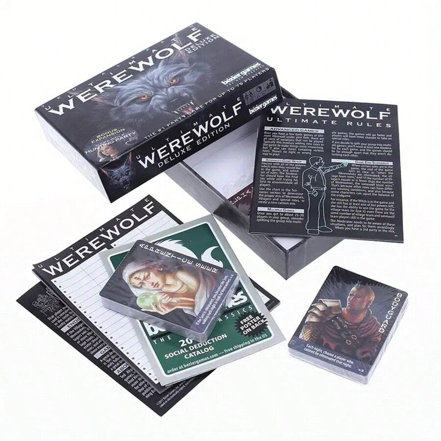 Halloween Party Supplies, Ultimate Werewolf Board Game, RPG Fast-Paced ...