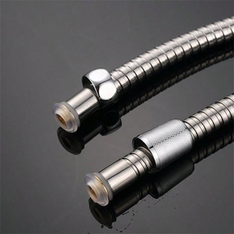Plumbing Hoses Flexible Hose 1.1m Shower Hoses Stainless Steel Flexible ...