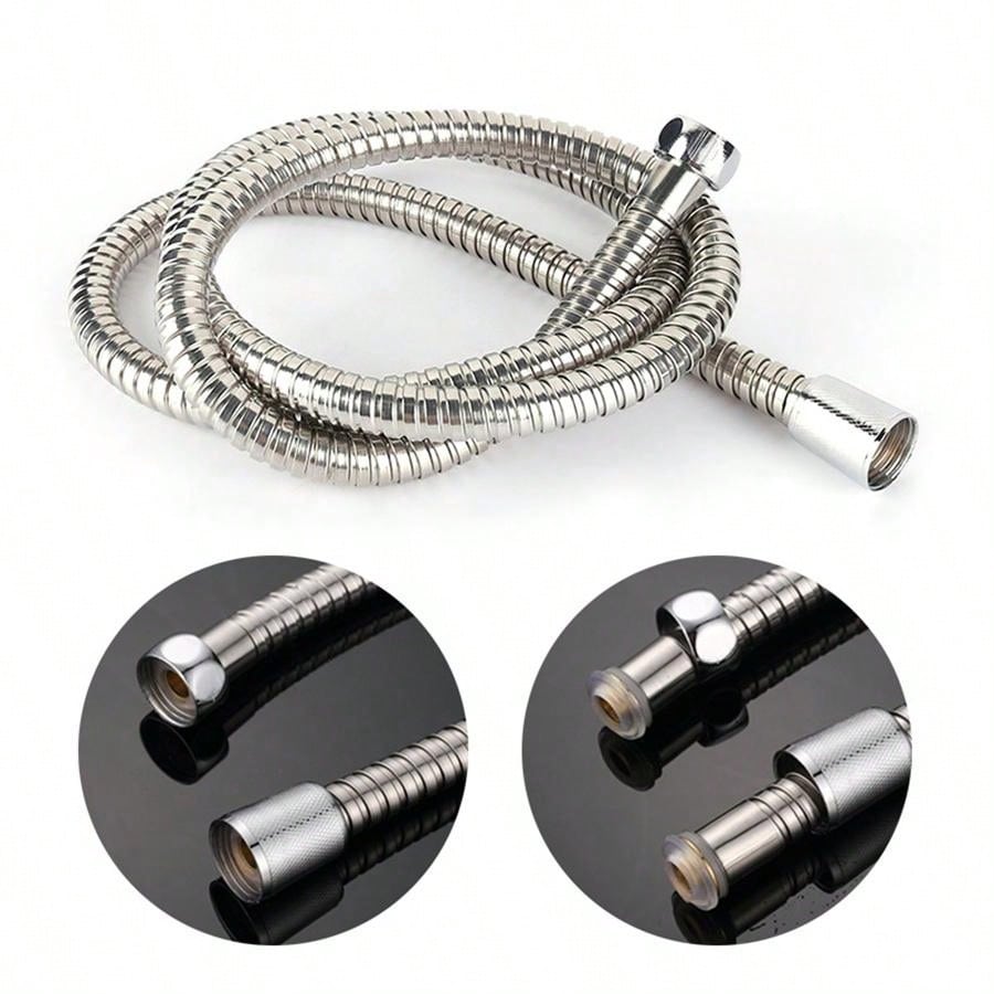 Plumbing Hoses Flexible Hose 1.1m Shower Hoses Stainless Steel Flexible ...