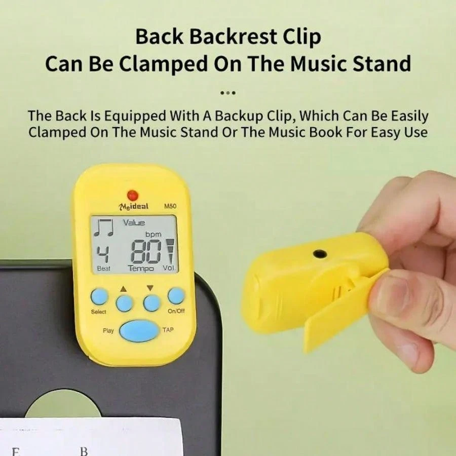 Portable Digital Metronome - Multi-Functional With Volume Adjustment ...