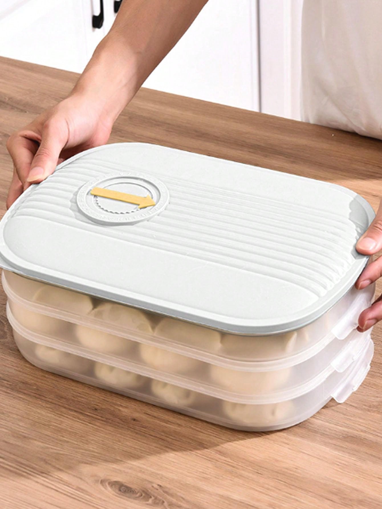 1pc / 3 / 4 Layers Dumpling Box, Multi-Layer Large Capacity Sealed ...