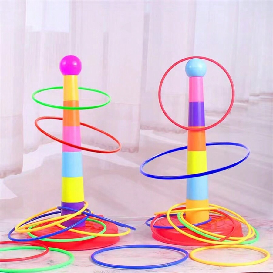 Fun Throwing Ring Toss Game, Circle Stacking Tossing Game Toy For ...