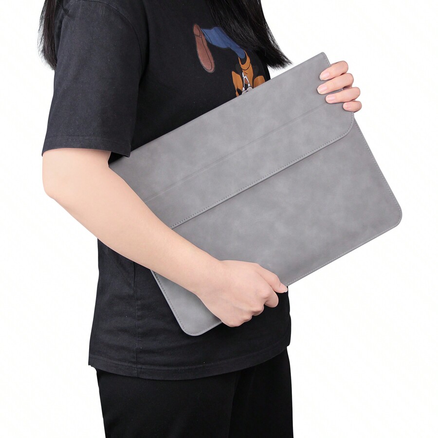 14-inch Laptop Sleeve Bag Case14-inch Cashmere PU Waterproof Anti ...